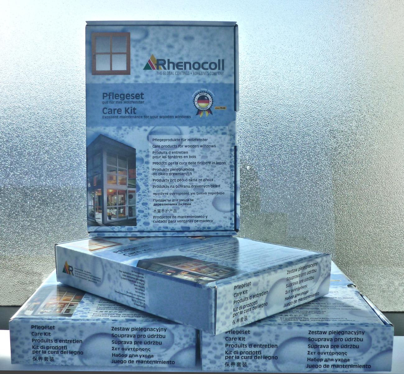Rhenocoll Fenster Pflegeset im neuen Design